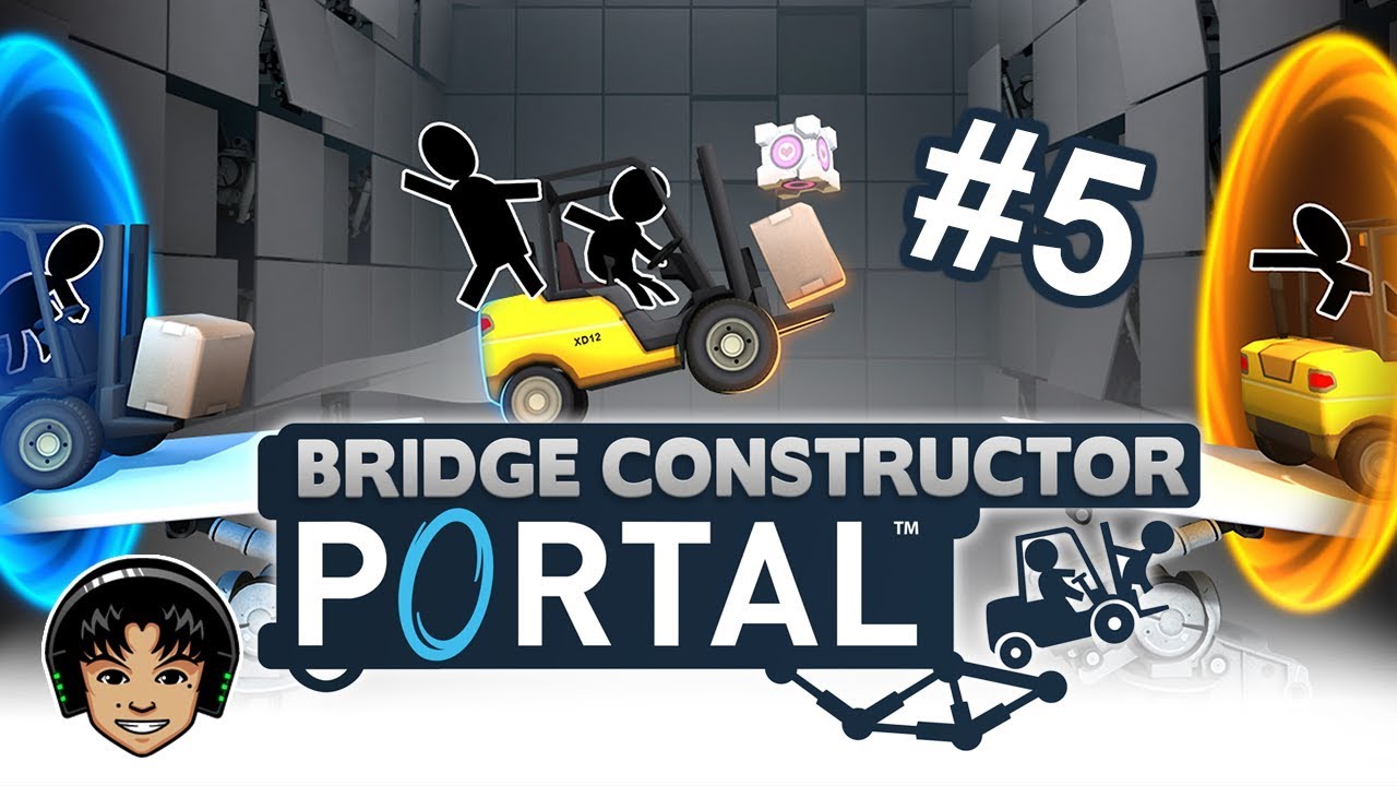 BRIDGE CONSTRUCTOR PORTAL Part 5 - Structurally Sound Solutions! [Let's ...
