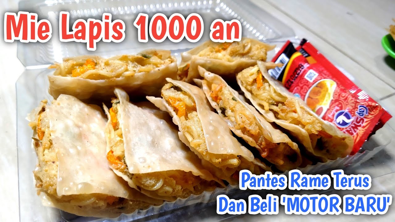 Nyesel Baru Tau Ternyata Laris Manis !! Mie Lapis Super Enak Ide Jualan ...