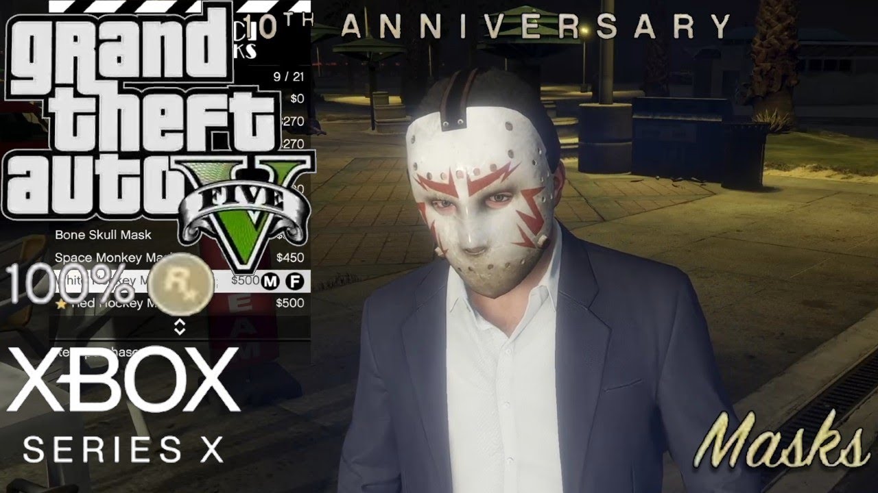 GTA 5 Xbox Series X - Mission #37 Masks (10th Year Anniversary) - [Gold ...