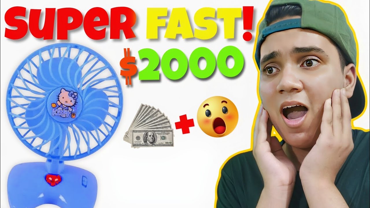 Super Fast Fan In The World Funny Video - YouTube