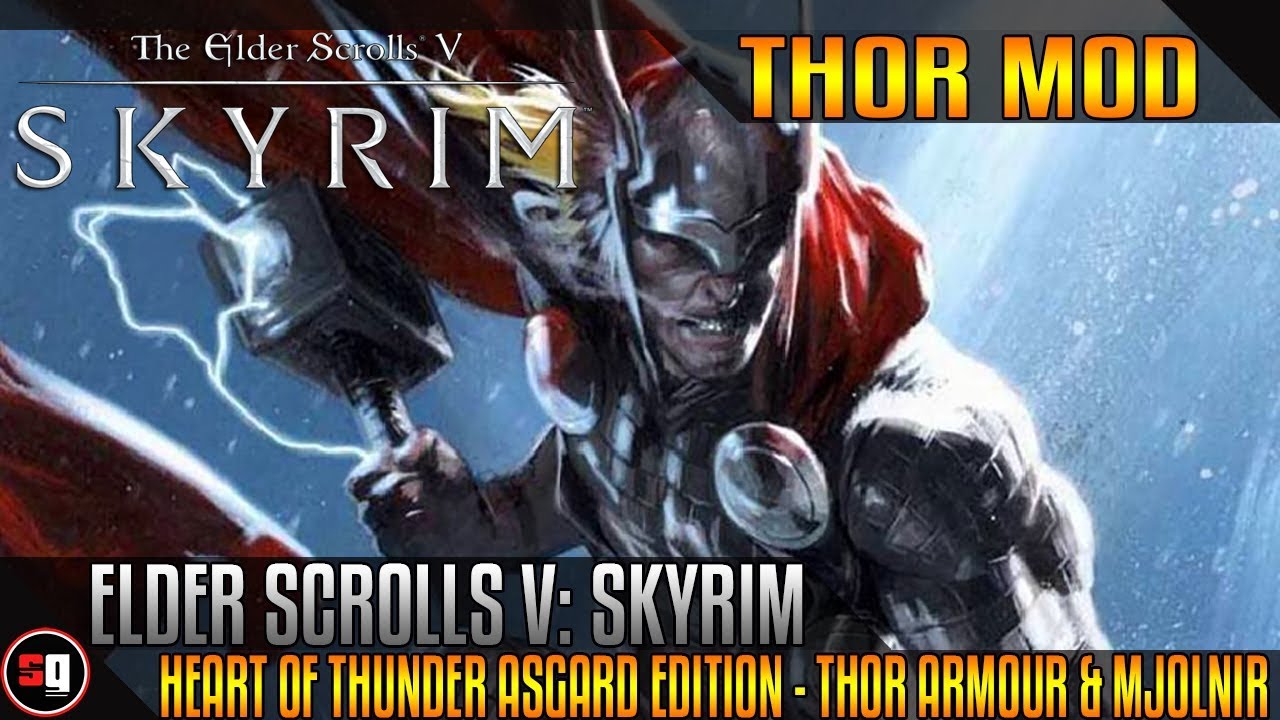 Skyrim - Heart of Thunder Asgard Edition - Thor Armour and Mjolnir ...
