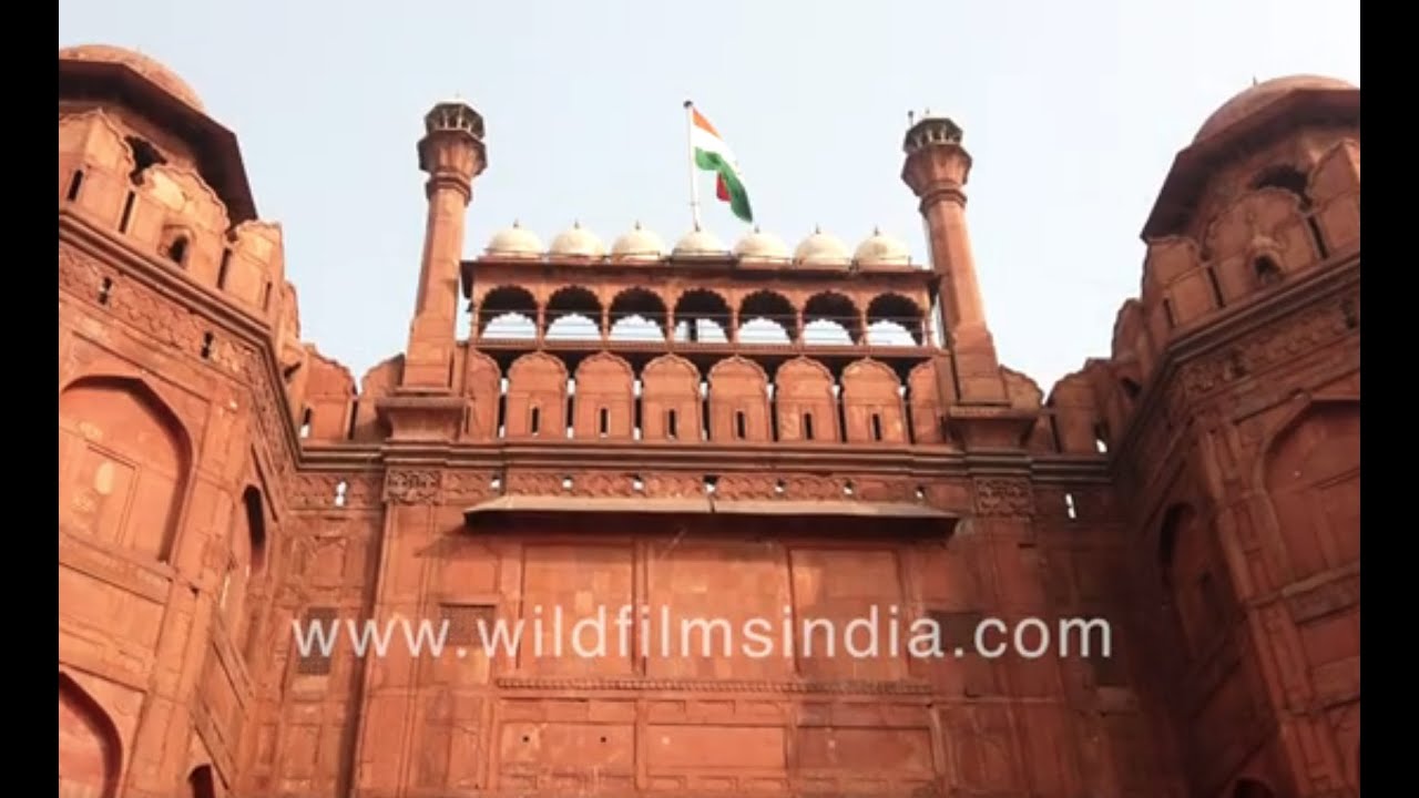 Red Fort in Delhi virtual tour - Lahori Gate | Chhatta Chowk market ...