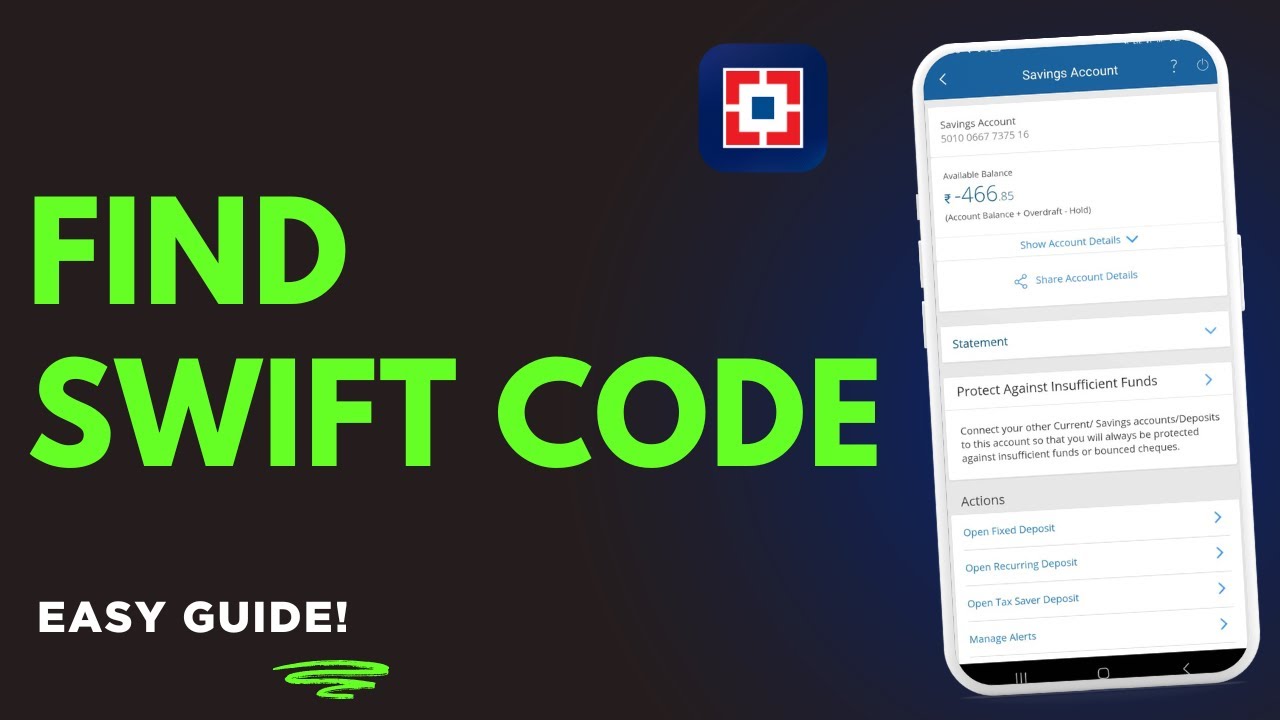 How To Find Axis Bank SWIFT Code ! - YouTube
