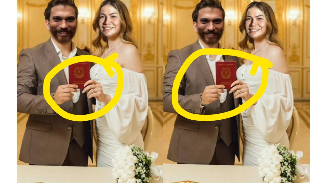 Can Yaman Demet Özdemir Wedding Day 2023 .08.16 - YouTube