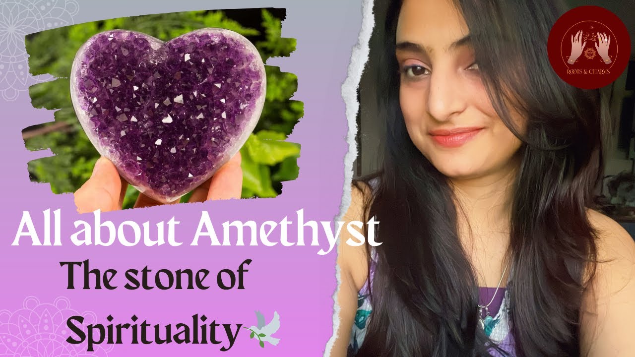 Amethyst crystal benefits| ऍमेथिस्ट क्रिस्टल फायदे-जमुनिया रत्न💜 Third eye chakra healing # ...