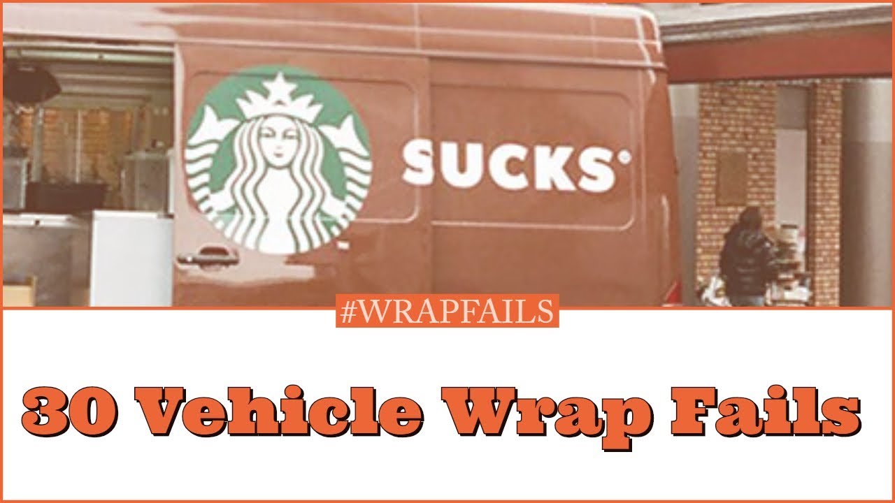 30 Graphic Design Vehicle Wrap Fails | Mobile Cuisine - YouTube