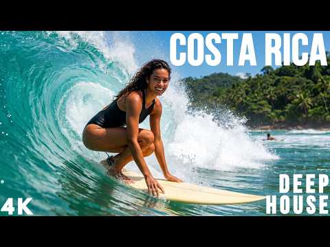 Costa Rica Pura Vida Coastlines 2025 🌴 Chillout & Melodic Deep House | AEVE DEEP #40 | 4K UHD