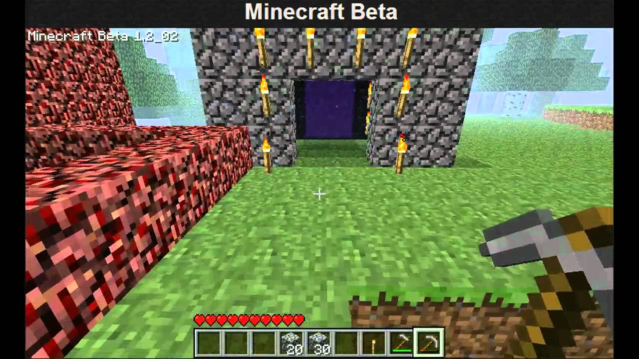 minecraft-scary portal - YouTube