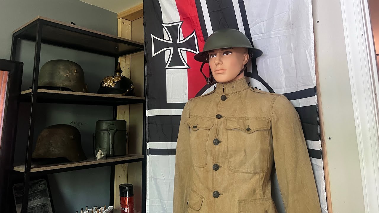 New WW1 US 1912 Summer Tunic. - YouTube