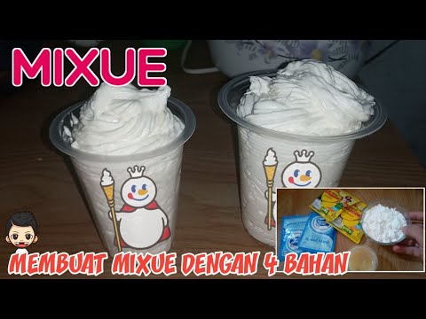 Membuat MIXUE Menggunakan 4 Bahan - YouTube