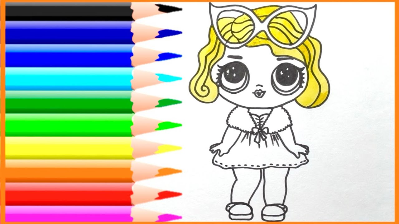 How To Draw A LOL Doll | Easy Drawing For Kids - YouTube