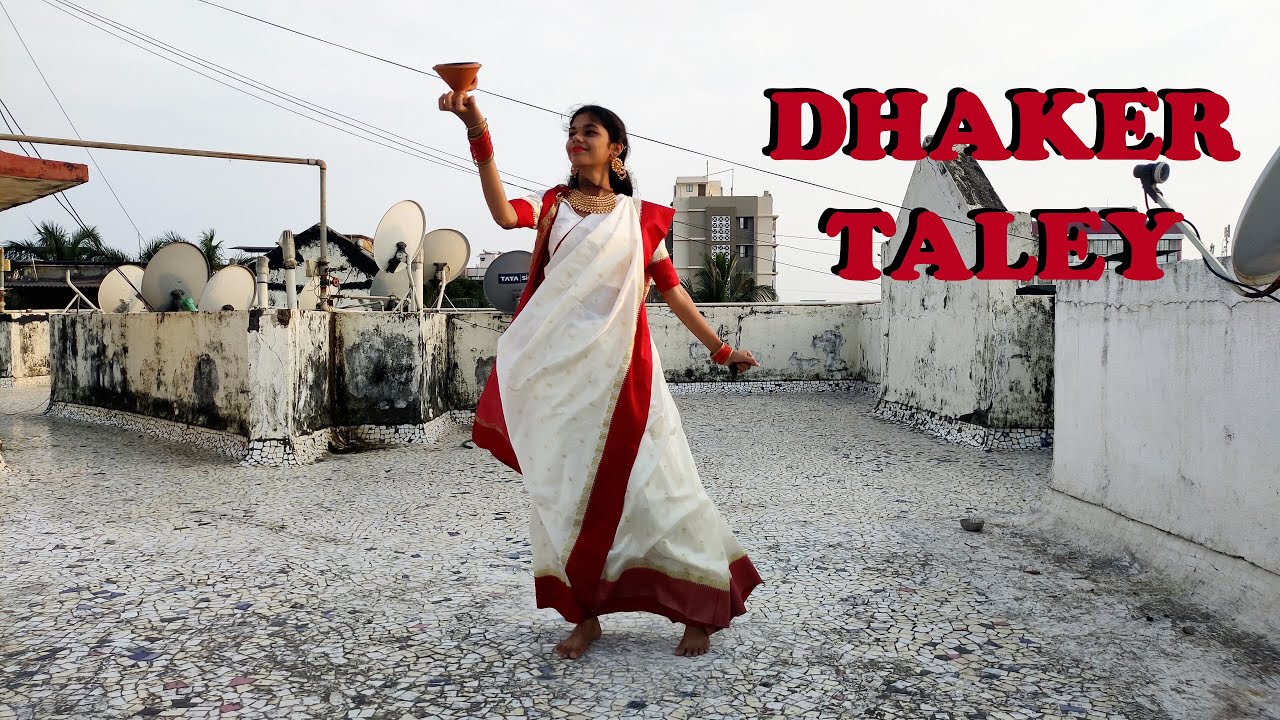 Dhaker Taley Dance Cover l Namrata Shirkar l Durga Puja Dance - YouTube