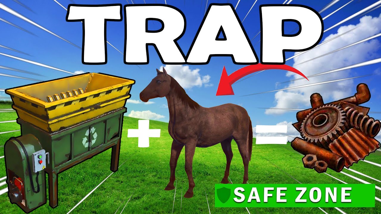 I Turned Outpost Into A Trap Base On Wipe day - YouTube