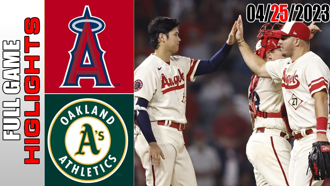 Los Angeles Angels vs Oakland Athletics FULL GAME HIGHLIGHTS | MLB To ...