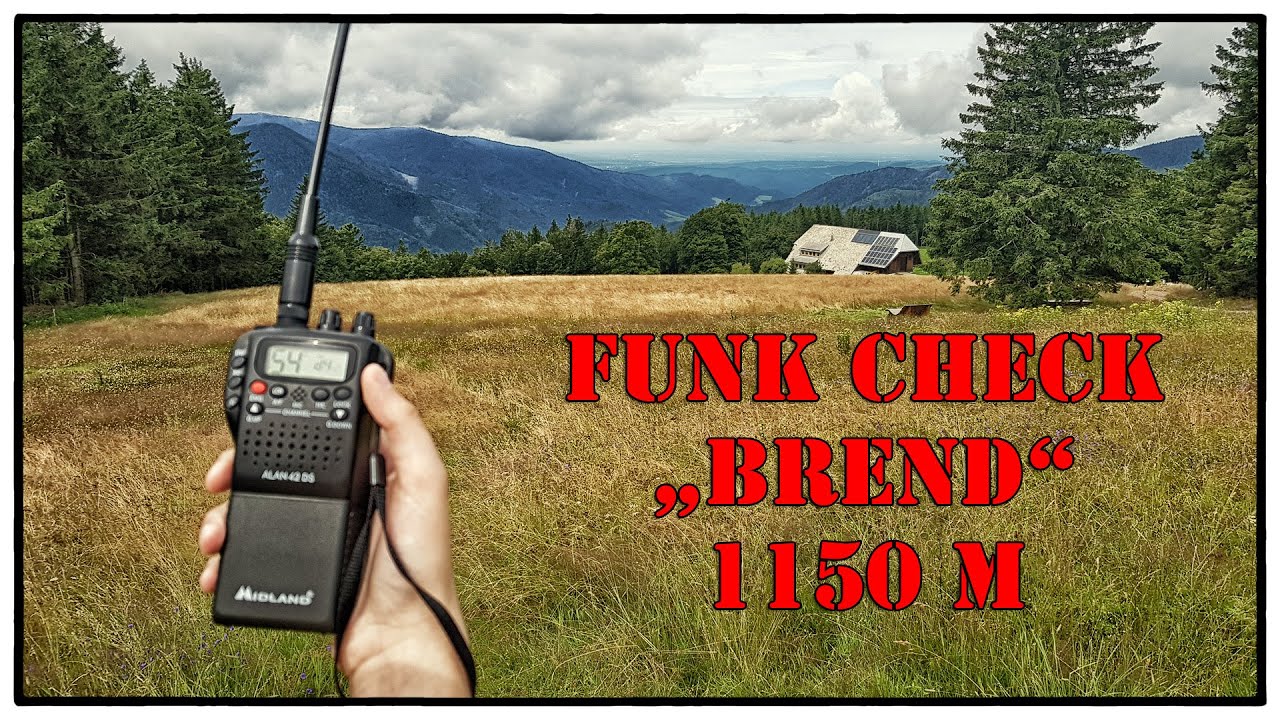 CB-Funk - Midland Alan 42 DS Handfunkgerät / Funk Check "Brend" 1150 m ...