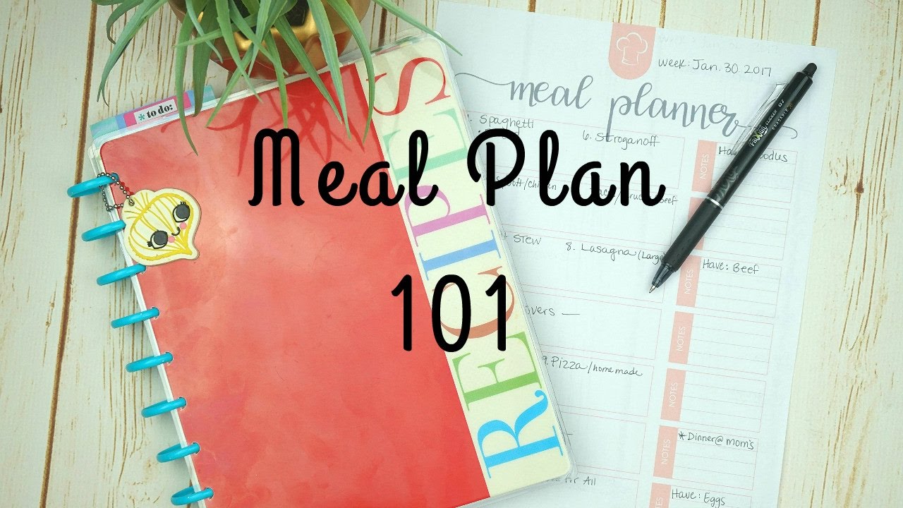 Meal Planning 101 / How to Meal Plan for Beginners / Budget Tips For ...
