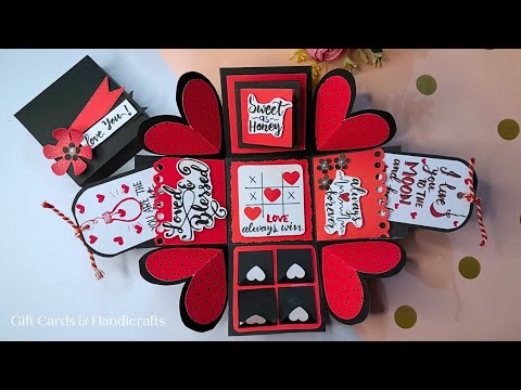 Beautiful Handmade Explosion Box for BOYFRIEND| How To make Explosion ...