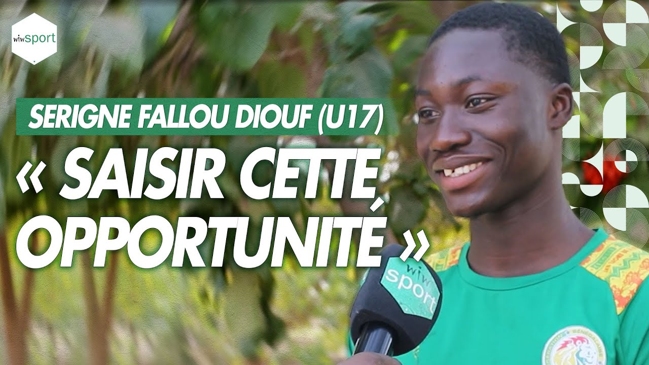 Serigne Fallou Diouf (U17): "C'est une opportunité qui s'offre à nous ...