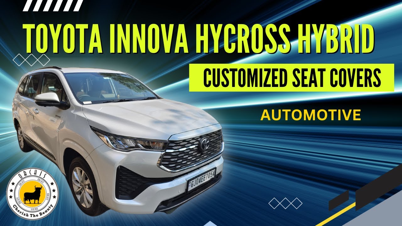 Toyota Innova Hycross Hybrid Luxurious Seat Covers Installation🔥Innova ...