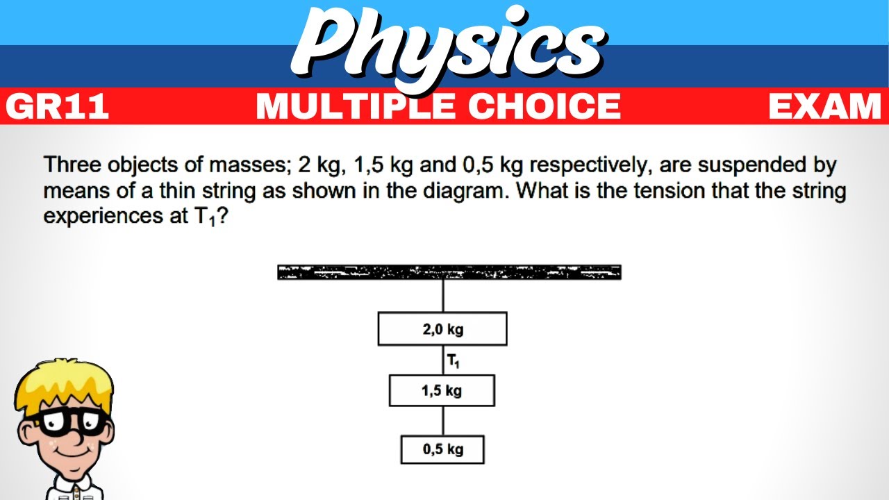 Newton Laws multiple choice grade 11 - YouTube