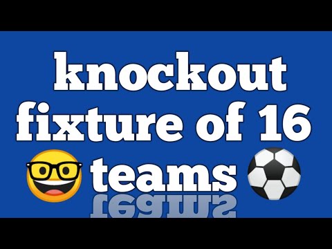 16 Teams Fixture | knockout tournament of 16 teams | Physical education ...