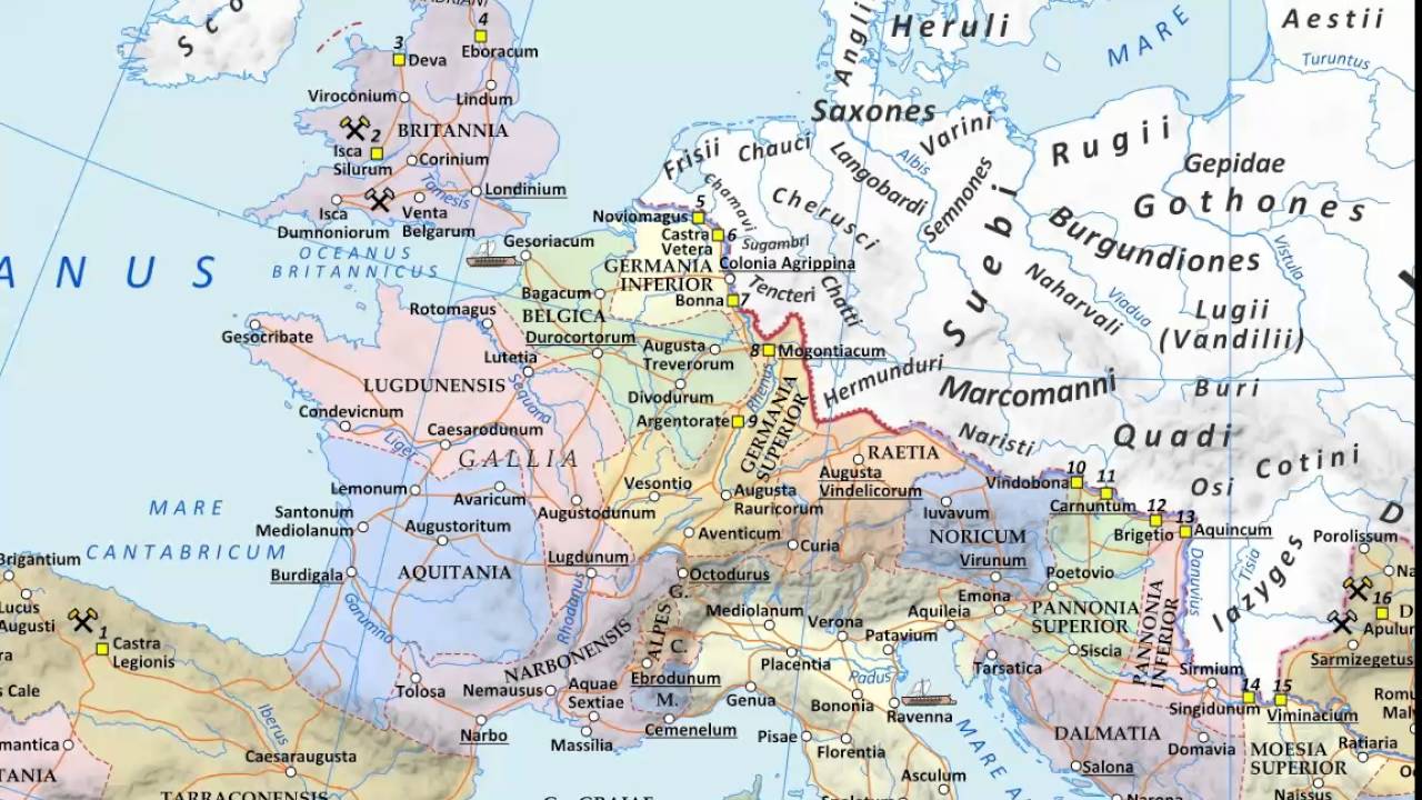 Roman History 08 - Caesar And the Gallic Wars 65 - 50 BC - YouTube