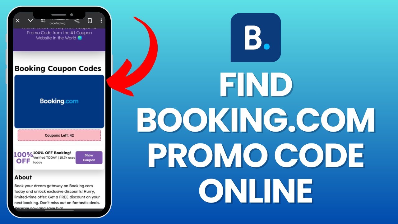 How To Find Booking.com Promo Code | Booking.com Promo Code Online 2024 ...