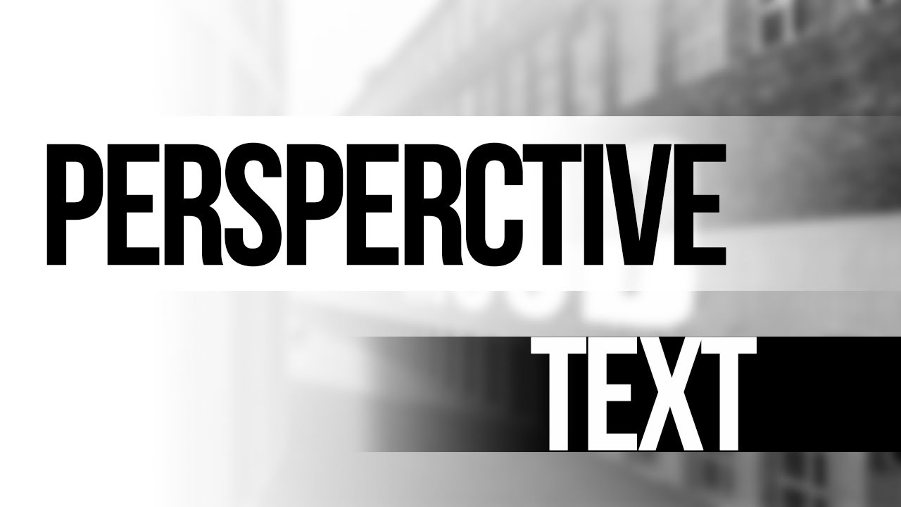 How to Apply Perspective Text in Photoshop | Step-by-Step Tutorial ...