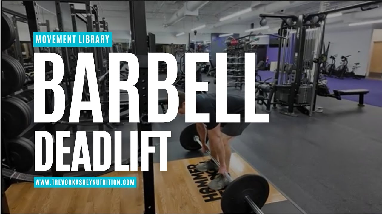 Barbell Deadlift – How to Perform It Correctly | Trevor Kashey ...
