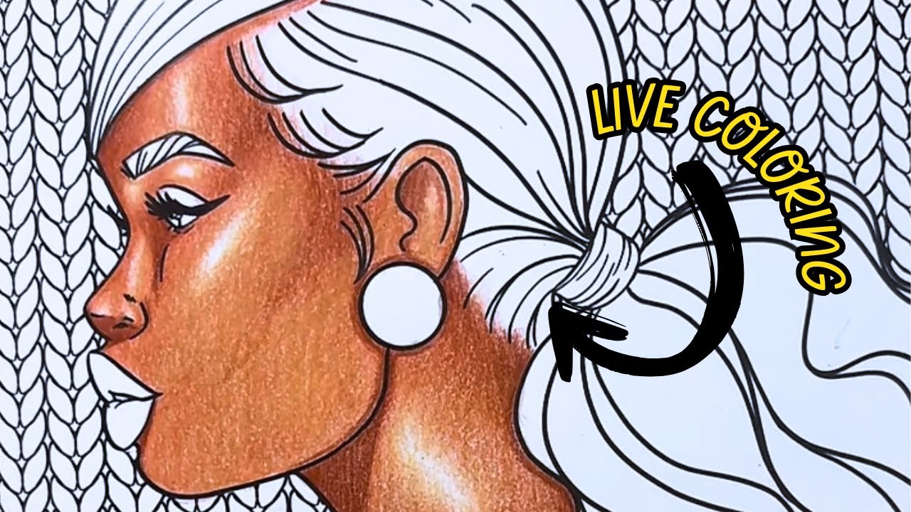 Colored Pencils ONLY | Coloring With Coco Live - YouTube