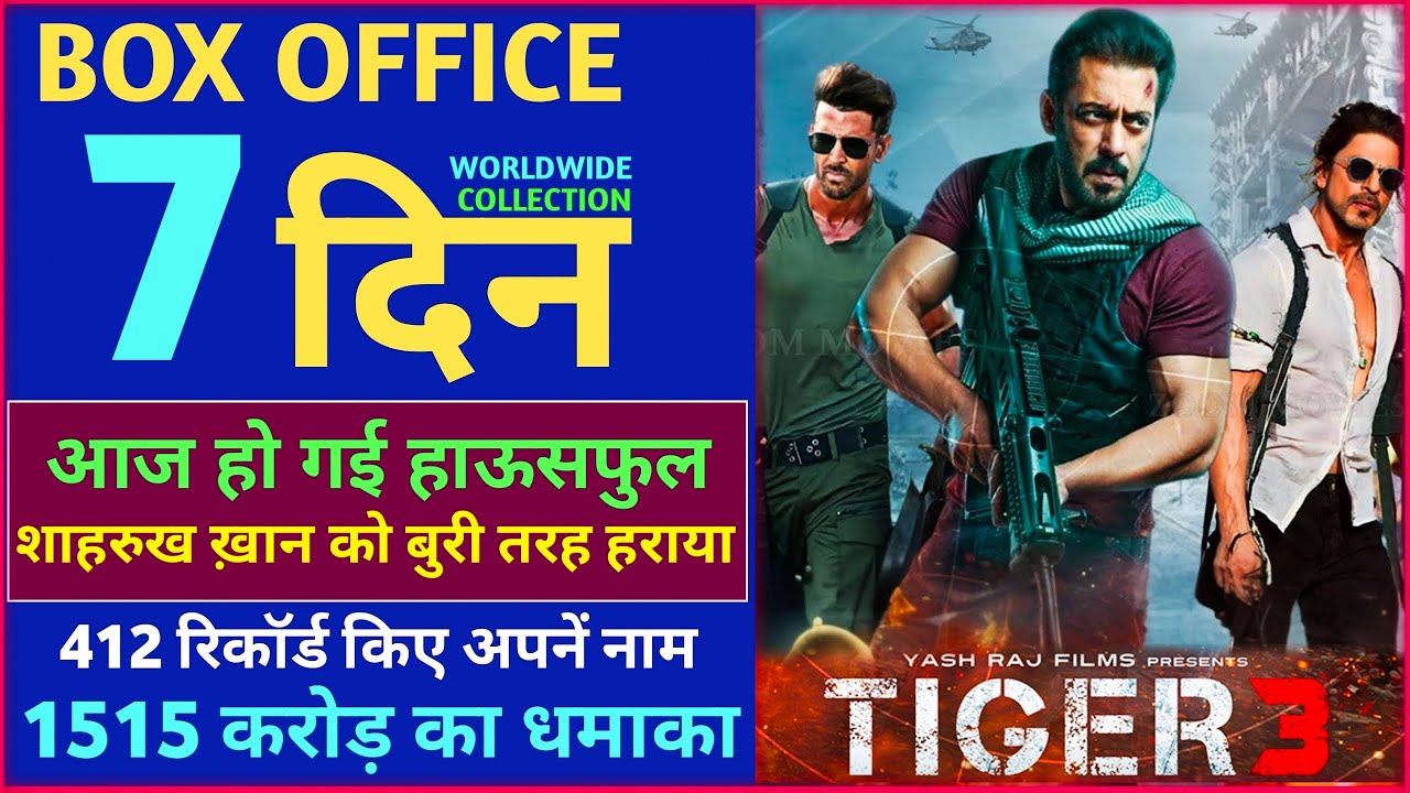 Tiger 3 Box Office Collection, Salman Khan, Tiger 3 Box Office ...