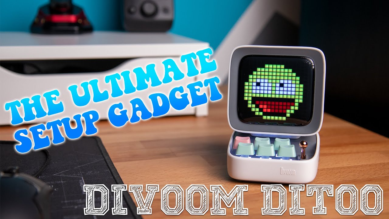 Divoom Ditoo - THE ULTIMATE gadget for your SETUP - PixelArt Bluetooth ...