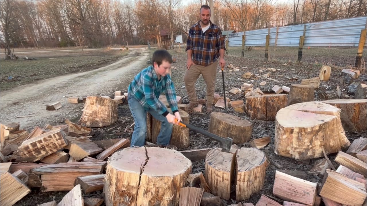 Long splitting session, Spring approaches, First time taking the ...