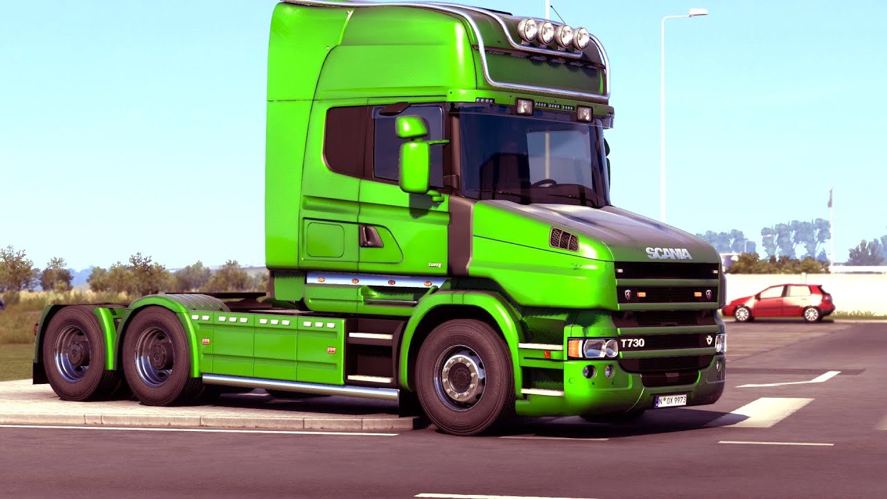 ETS 2 - Scania T Cab Transporting Pipes from Timisoara - YouTube