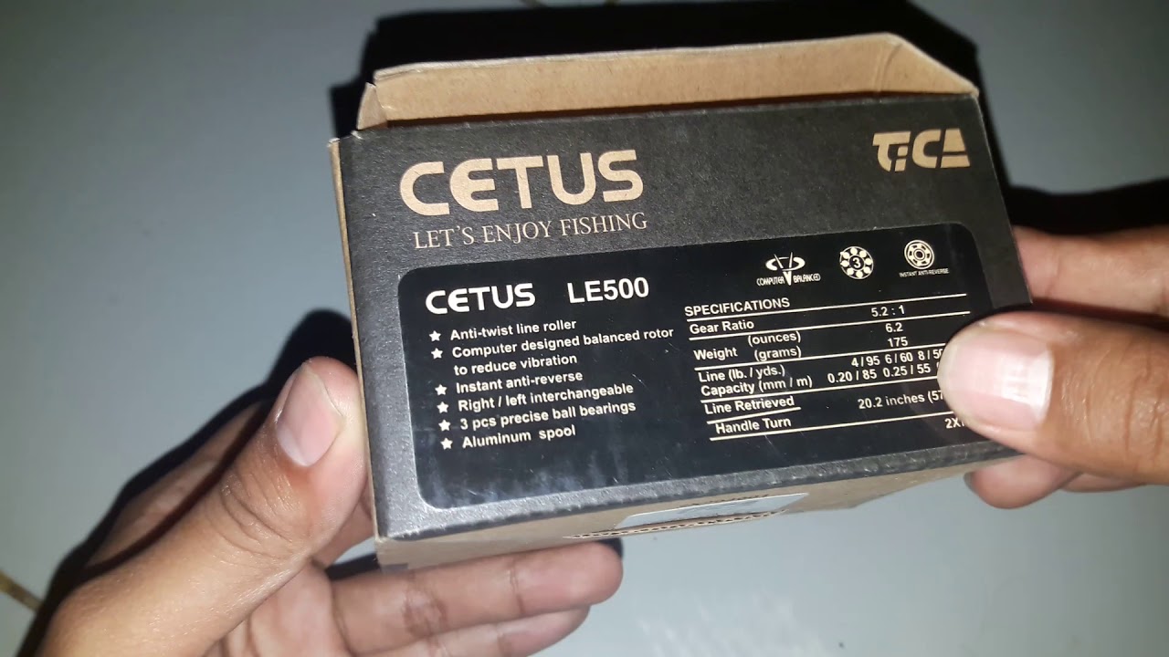 Unboxing Reel Cetus Tica LE 500 - YouTube