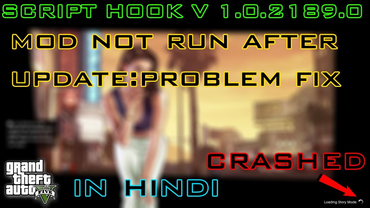 How To FIX:GTA V Crashed After Add Mod - YouTube