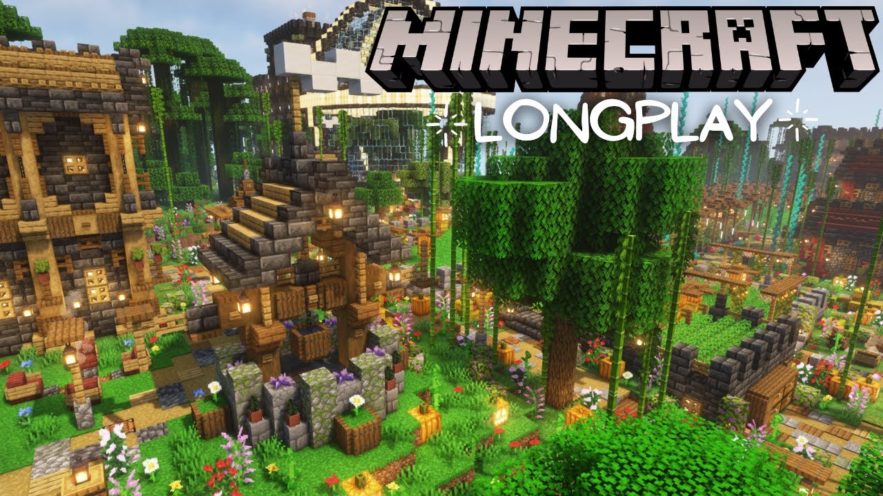 Minecraft Hardcore Longplay - Cozy Water Wells (No Commentary) Relaxing ...