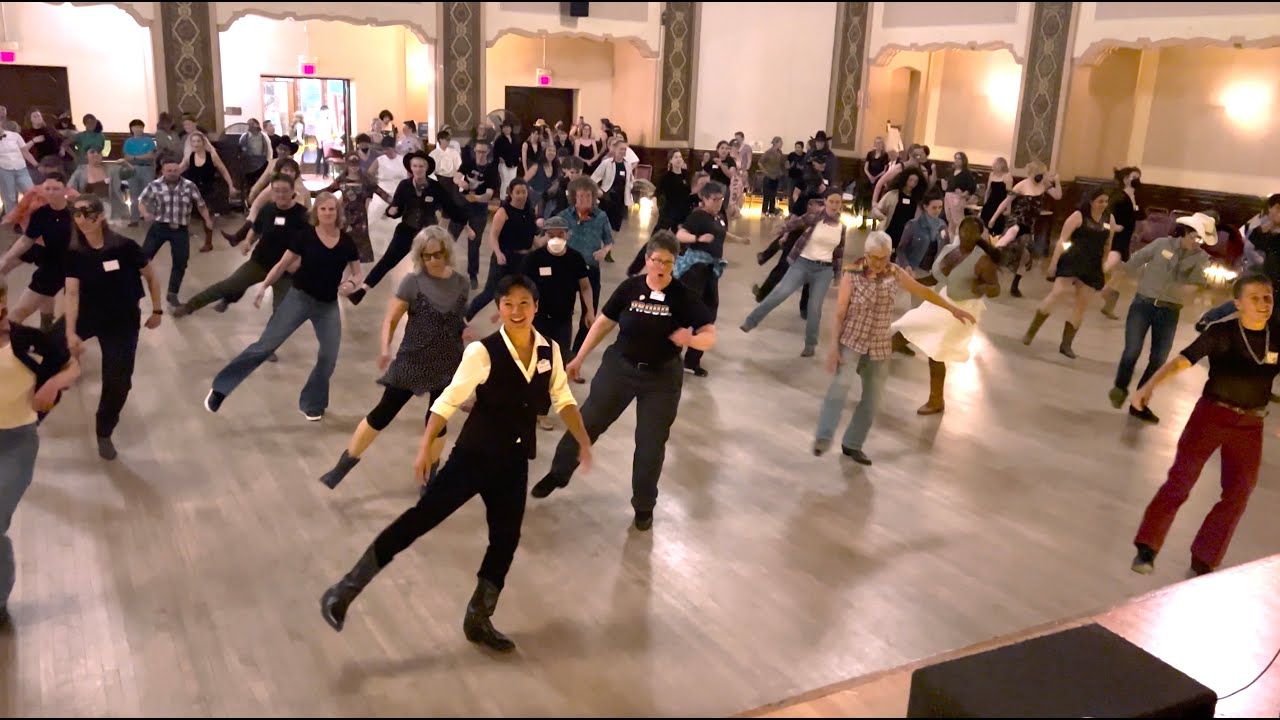 Walk the Line - Line Dance - Demo at Starlight Strut - YouTube