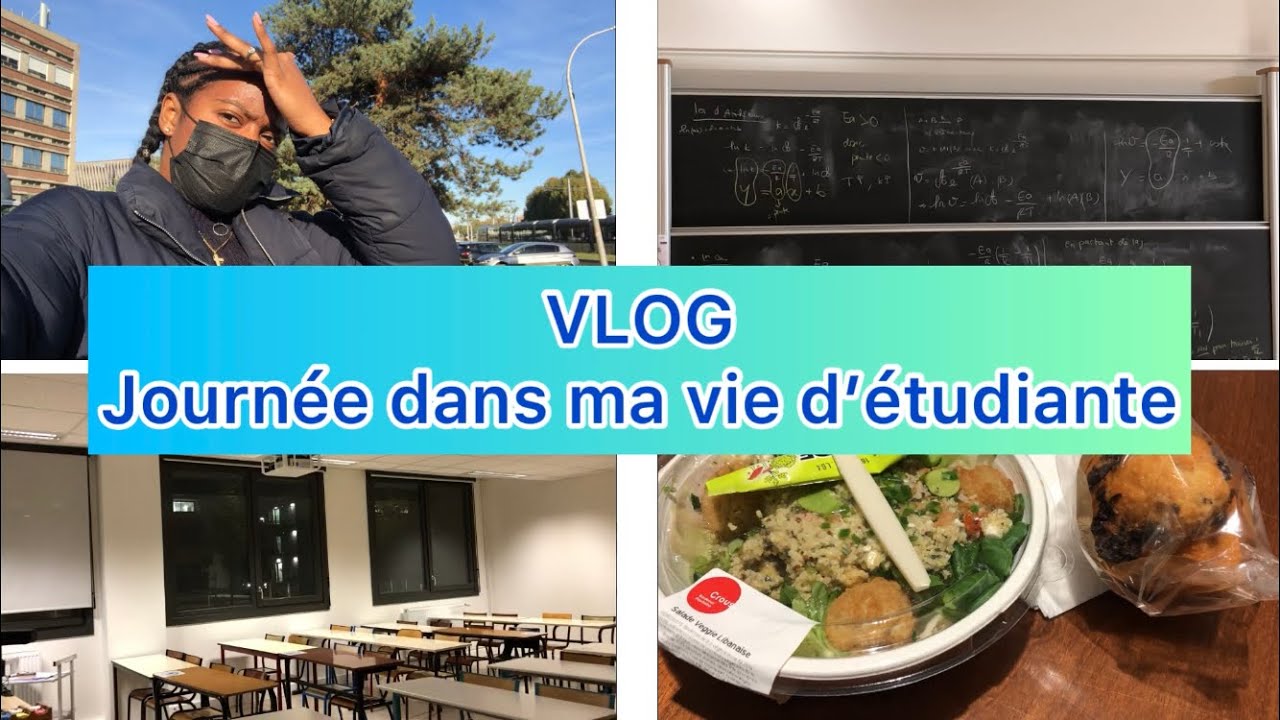 VLOG | Journée dans ma vie d’étudiante LAS (cours, bibliothèque.....) # ...