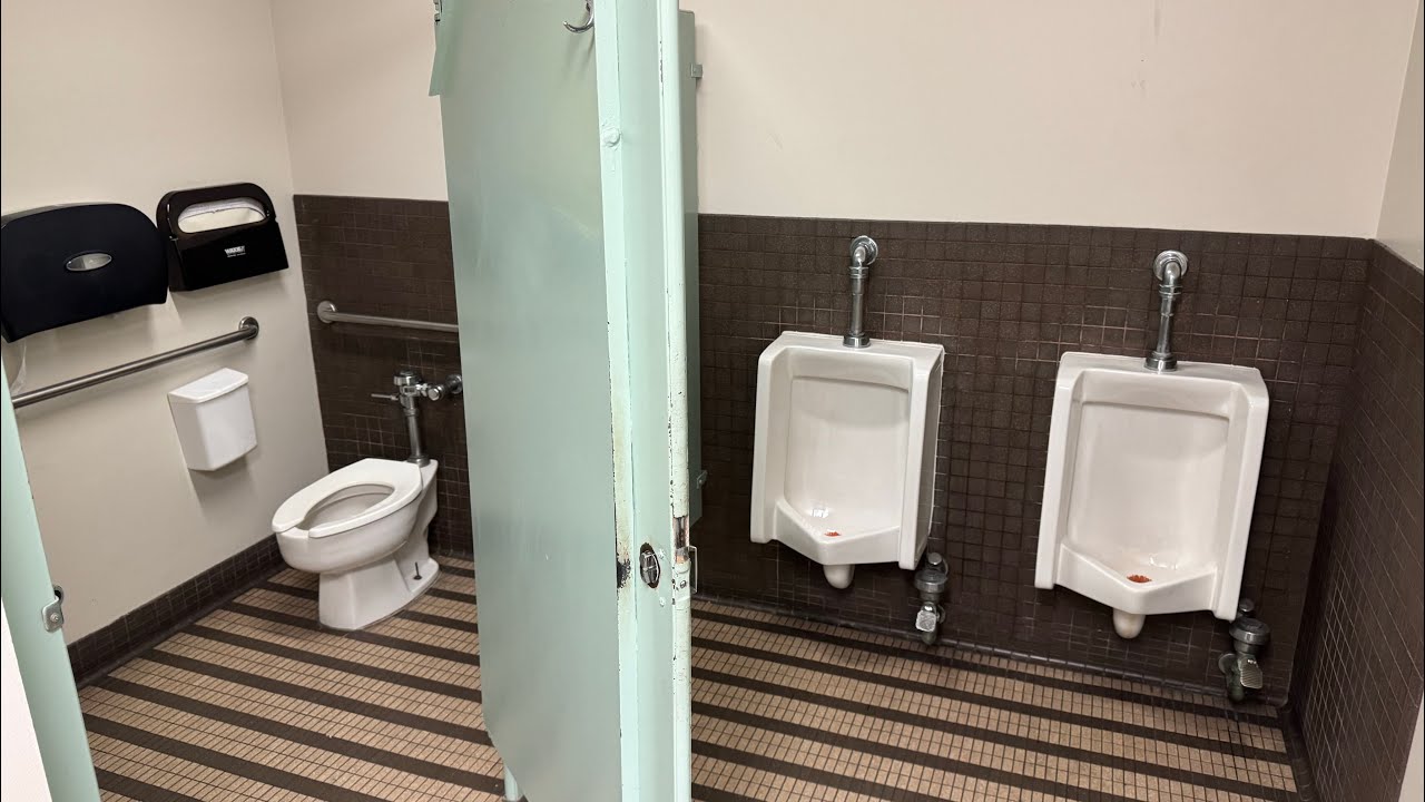 University Office Building Men’s Restroom Full Shoot! - YouTube