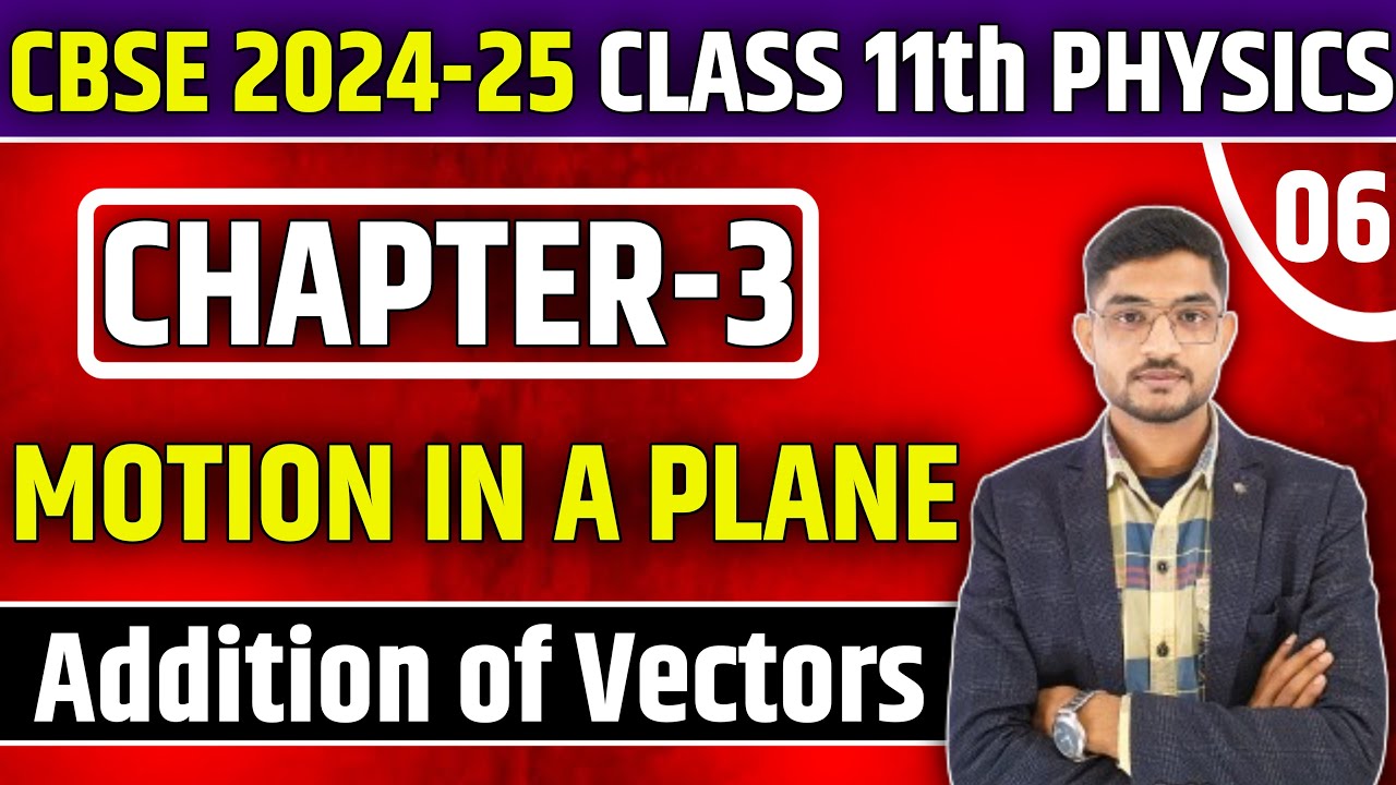 Motion in a Plane | Addition of Vector or Composition of Vector | Cbse ...