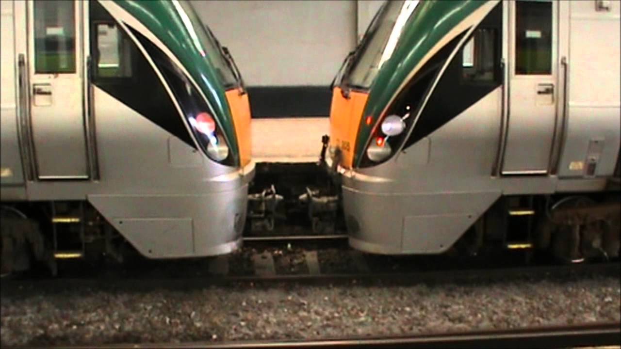 Irish Rail 2200 class Couple up - YouTube
