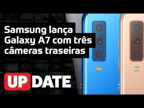 Samsung lança Galaxy A7 com 3 câmeras traseiras!