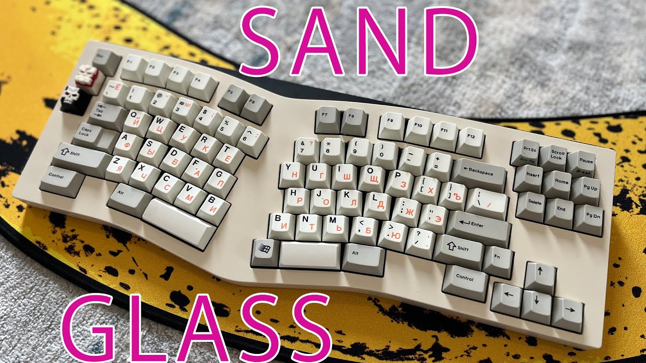 Foxlab Sandglass Ergo In-depth keyboard review - YouTube