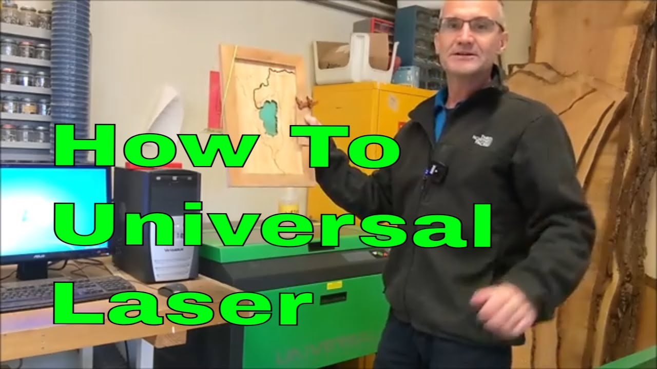 How to Use the Universal Laser Cutter and Engraver - YouTube