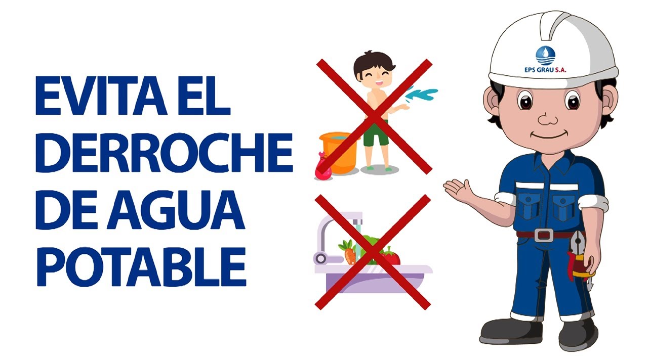 Evita el derroche de Agua Potable - YouTube