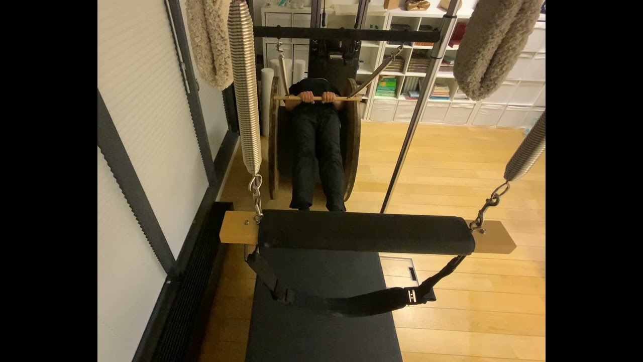 Borisˋ Heesch Pilates Chest opener exercise on cable roller - YouTube