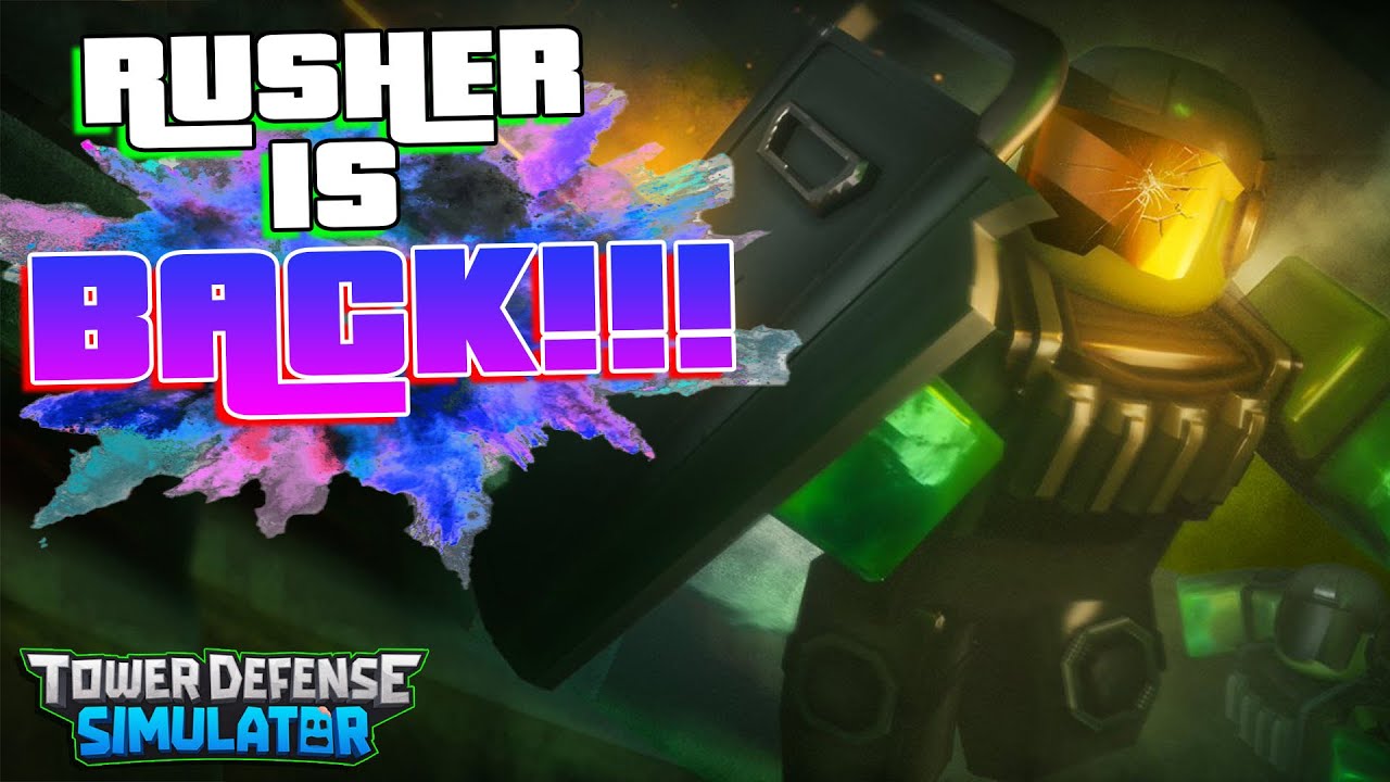 The Reworked Rusher Leak!!! (Tower Defense Simulator - ROBLOX) - YouTube