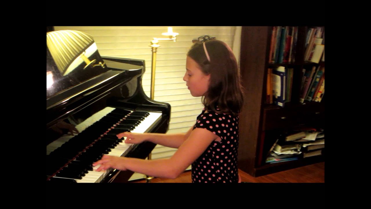 Bach Prelude and Invention by Hannah and Sarah 11.11.13 - YouTube