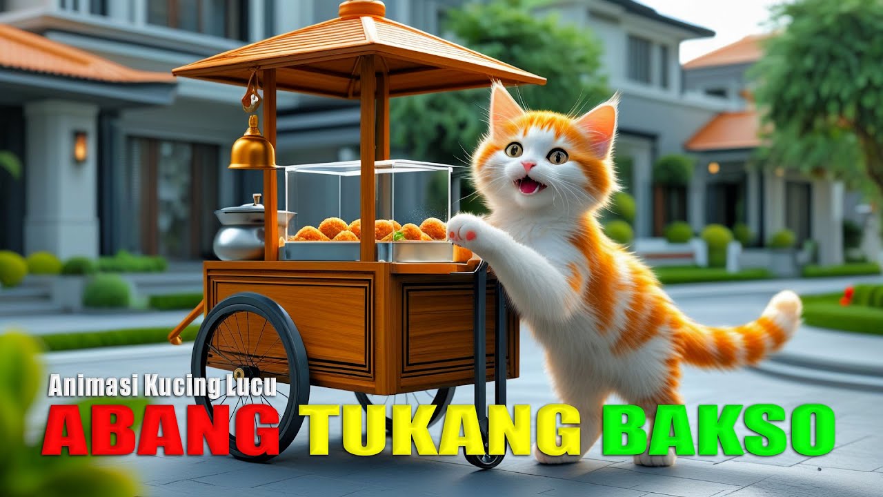 Abang Tukang Bakso Kucing Lucu - Lagu Anak Balita Indonesia - Lagu Anak ...